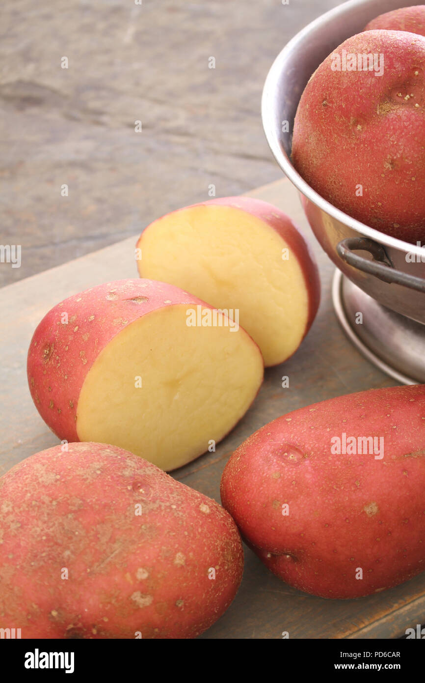preparing fresh potatoes Stock Photo - Alamy