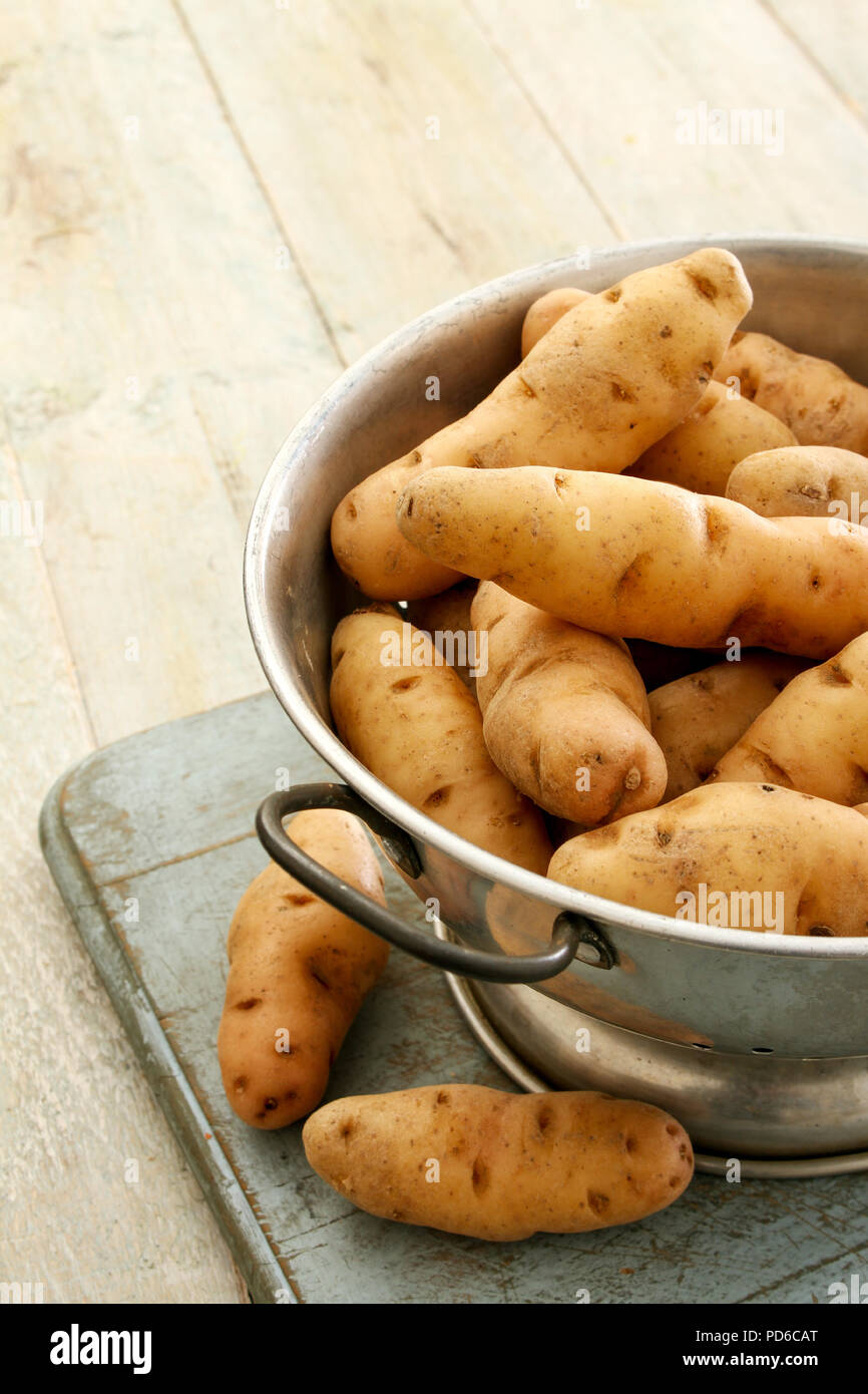 preparing heritage potatoes Stock Photo - Alamy