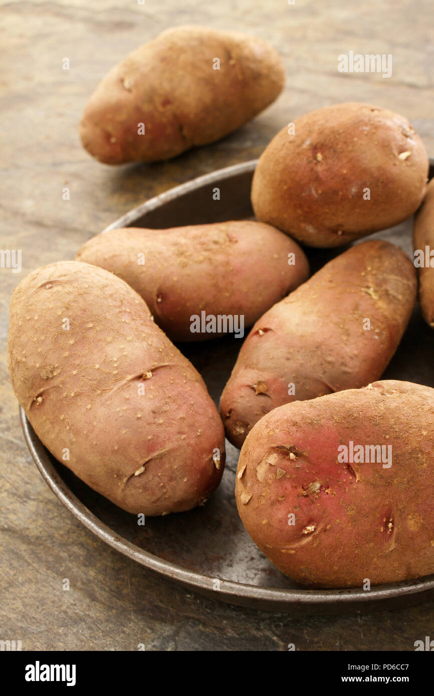preparing fresh potatoes Stock Photo - Alamy