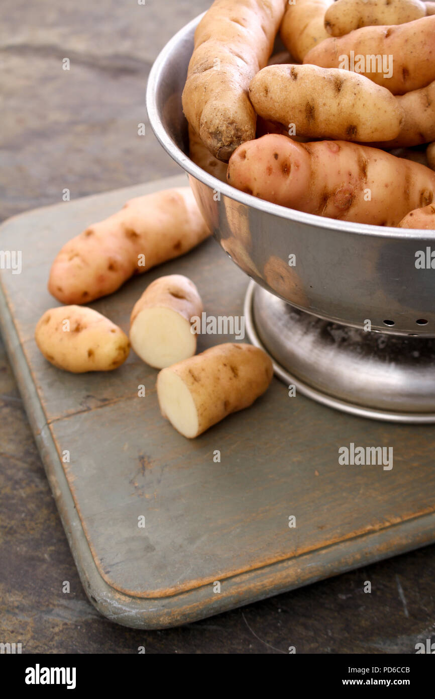 preparing fresh potatoes Stock Photo - Alamy