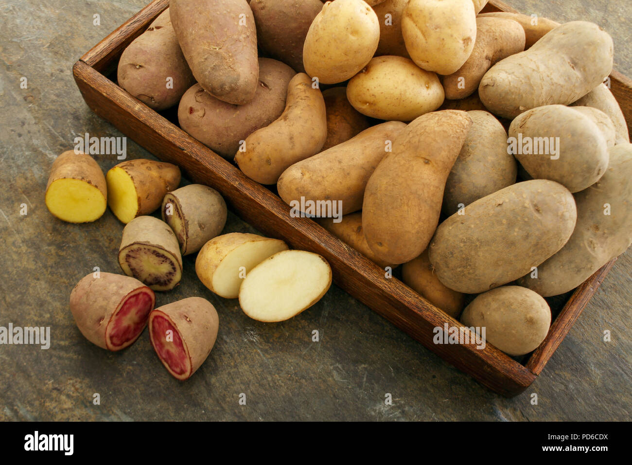 Mixed heritage potatoes hi-res stock photography and images - Alamy