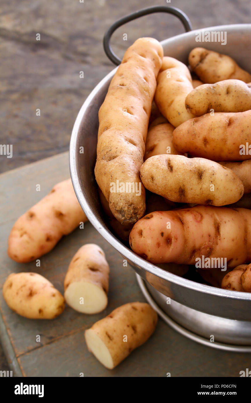 preparing fresh potatoes Stock Photo - Alamy