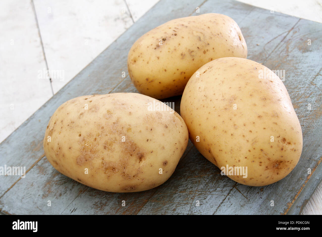 preparing fresh potatoes Stock Photo - Alamy