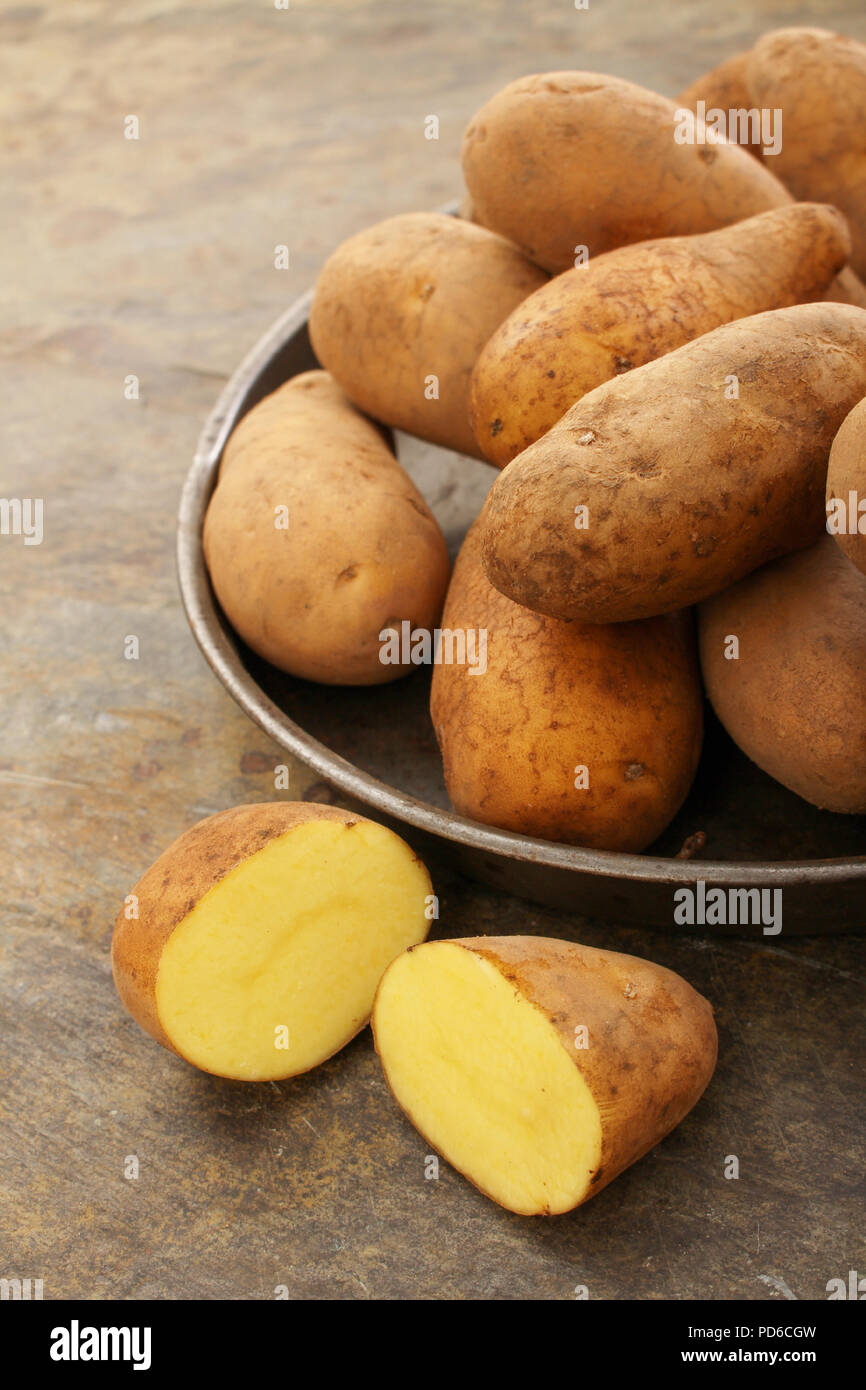 preparing fresh potatoes Stock Photo - Alamy