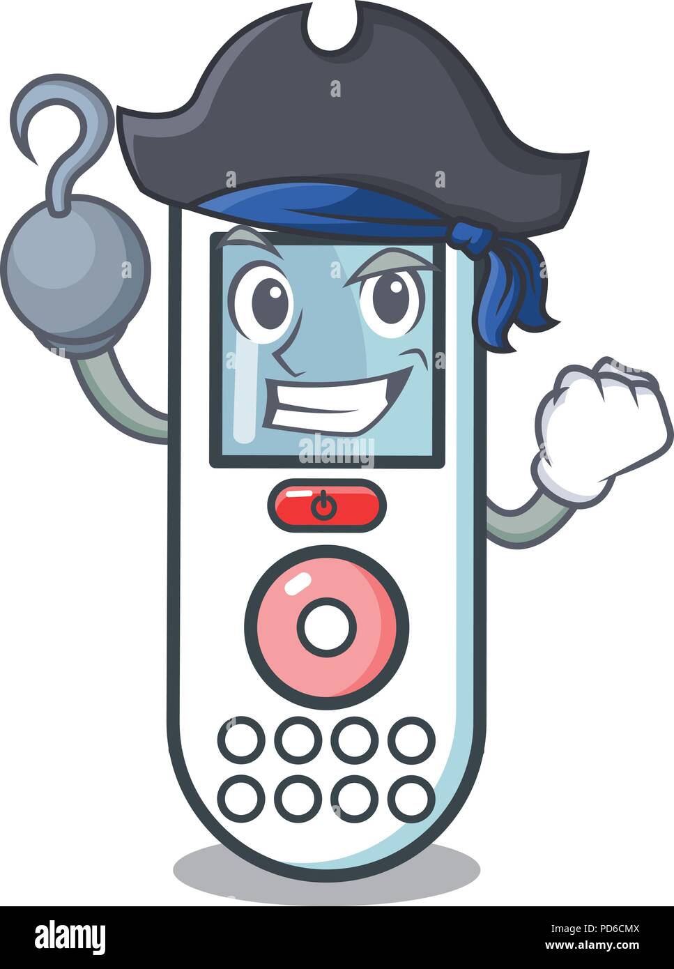Pirate remote control character cartoon Stock Vector Image & Art - Alamy