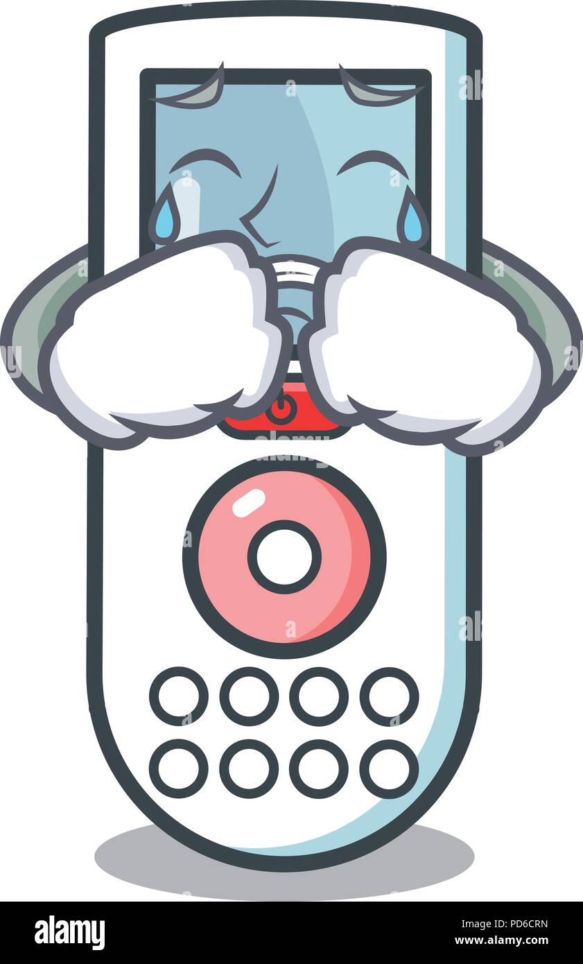 Crying remote control mascot cartoon Stock Vector Image & Art - Alamy