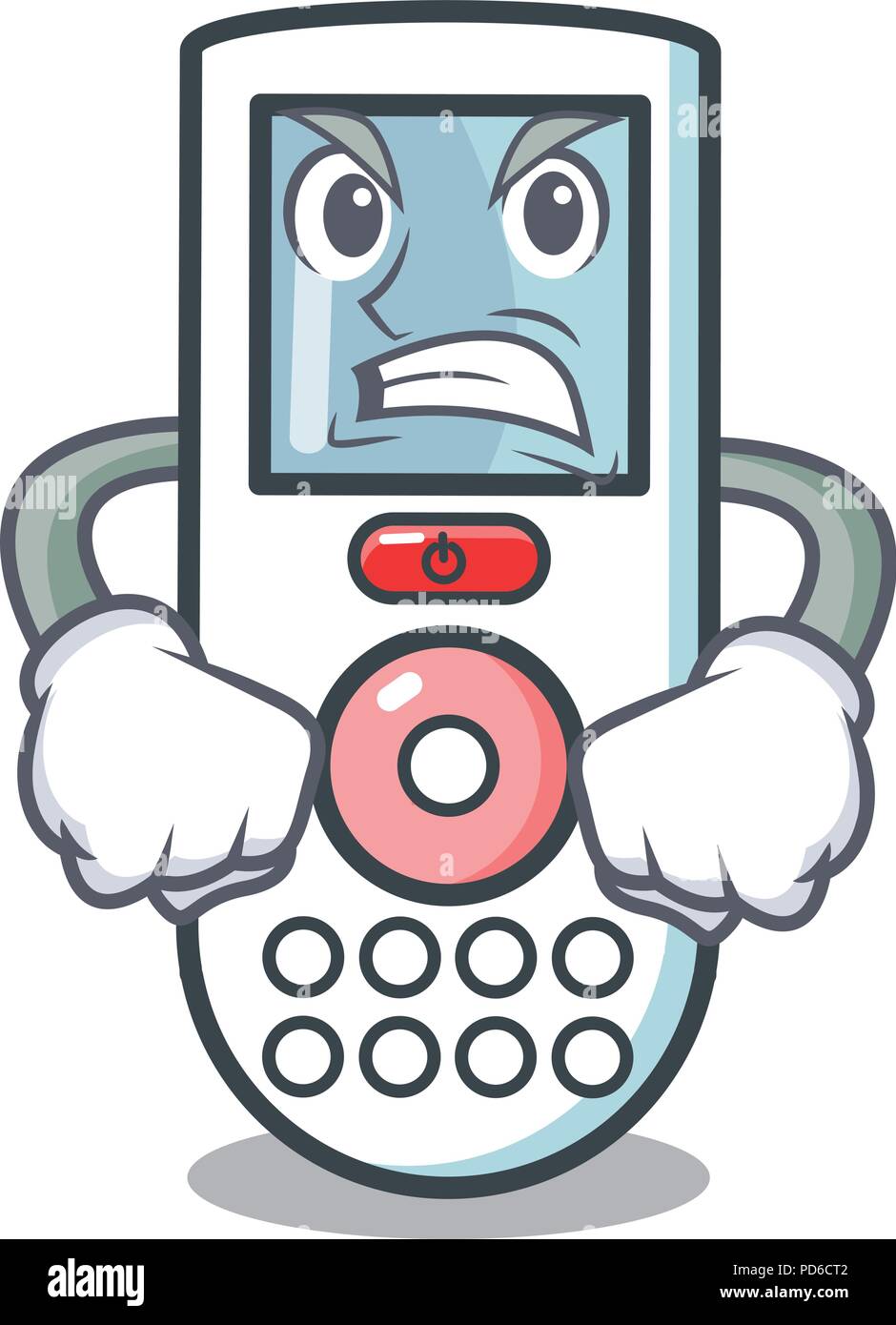 Angry remote control mascot cartoon Stock Vector Image & Art - Alamy