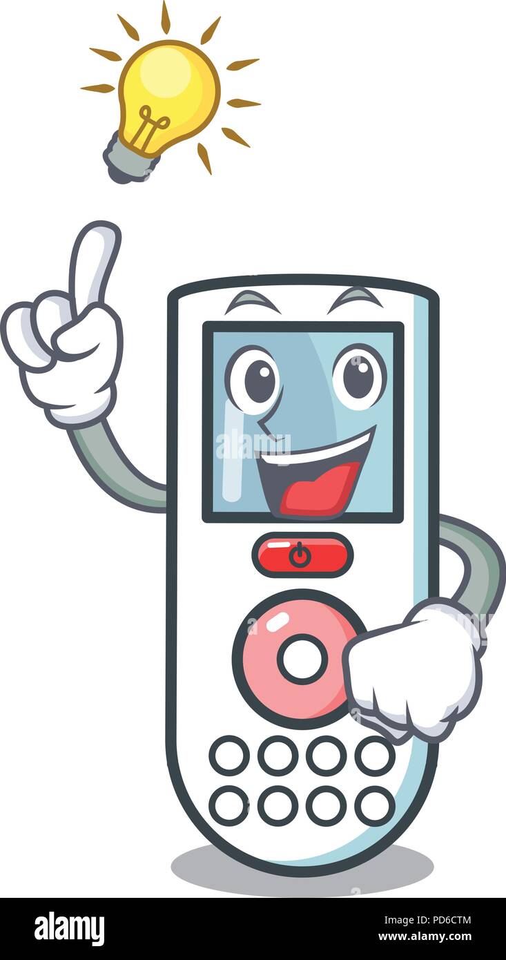 Have an idea remote control mascot cartoon Stock Vector Image & Art - Alamy