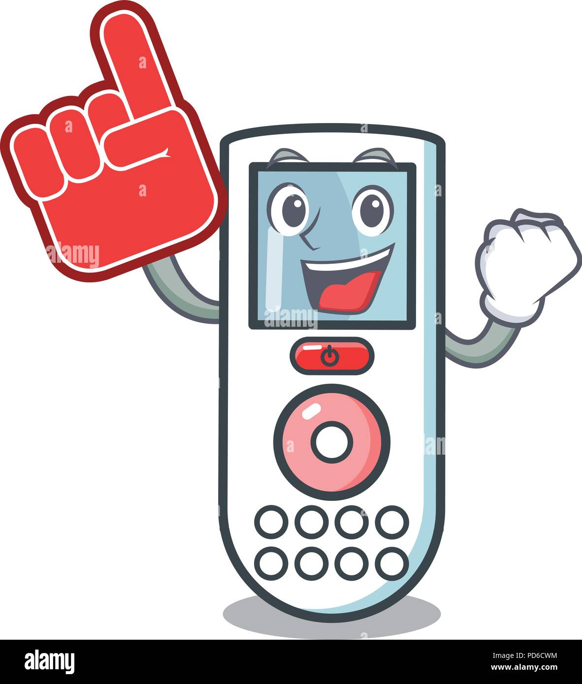 Tv remote control red button Stock Vector Images - Alamy