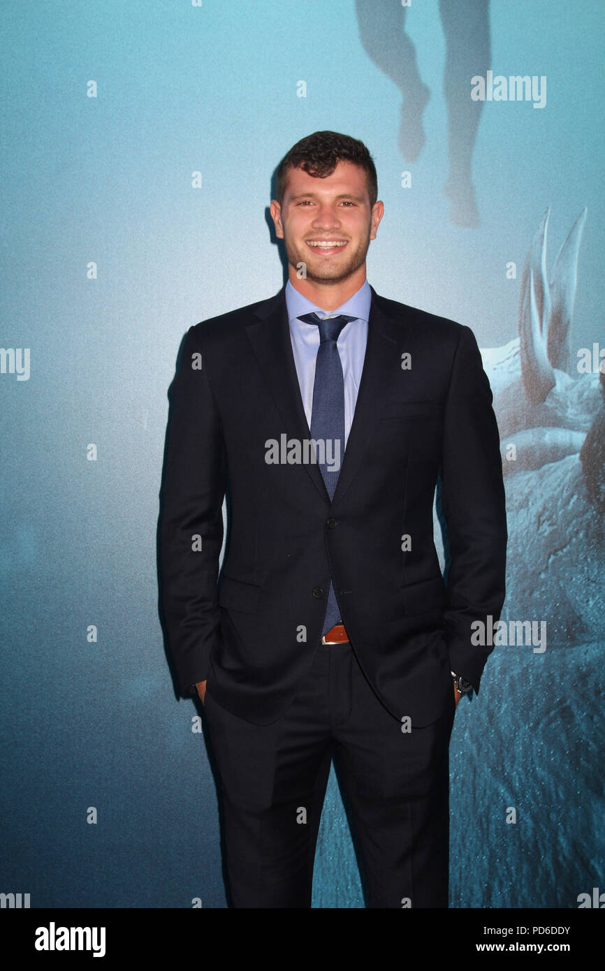 Tomas Hilliard-Arce 08/06/2018 The U.S. Premiere of "The MEG" held at ...