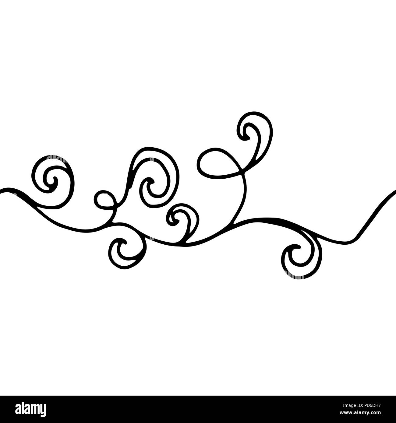 Vector seamless ornament. Simple floral pattern Stock Vector Image ...