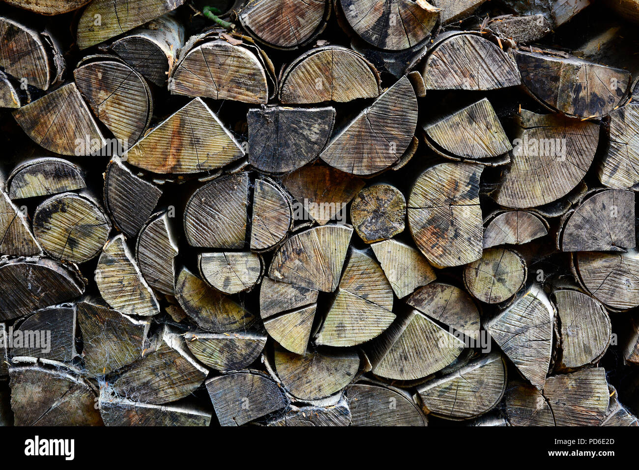 Log burner with log pile hi-res stock photography and images - Alamy