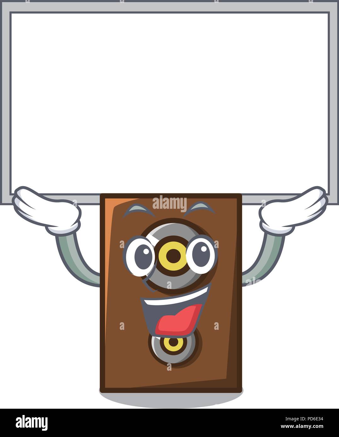 Up board speaker character cartoon style Stock Vector Image & Art - Alamy