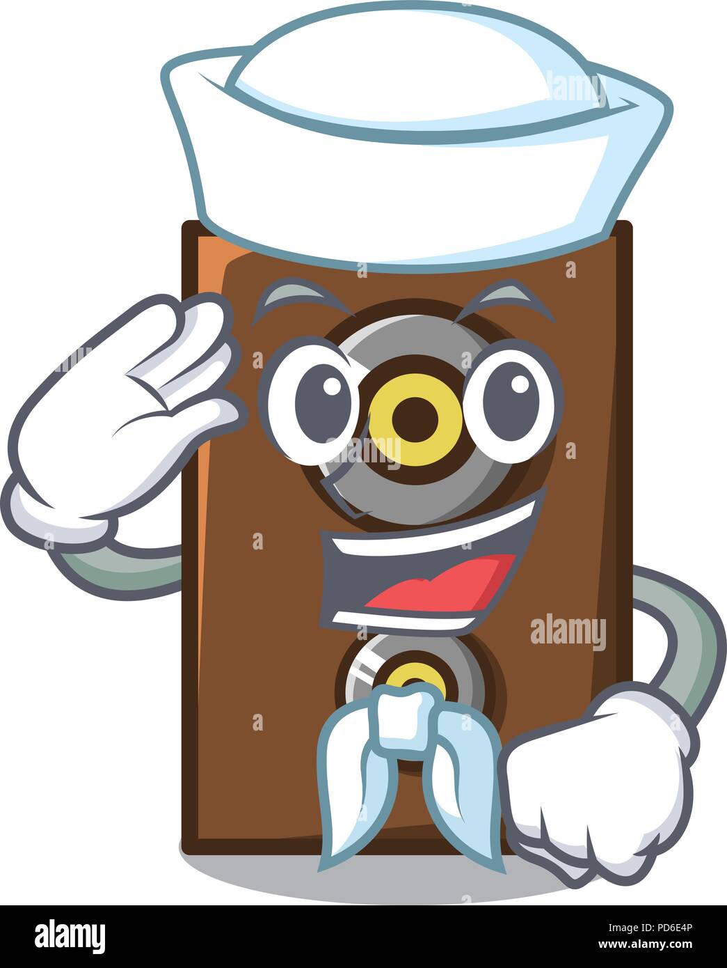 Sailor speaker character cartoon style Stock Vector Image & Art - Alamy