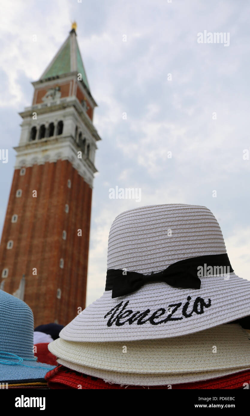 hat with text Venezia that means Venice in Italian Language and the ...