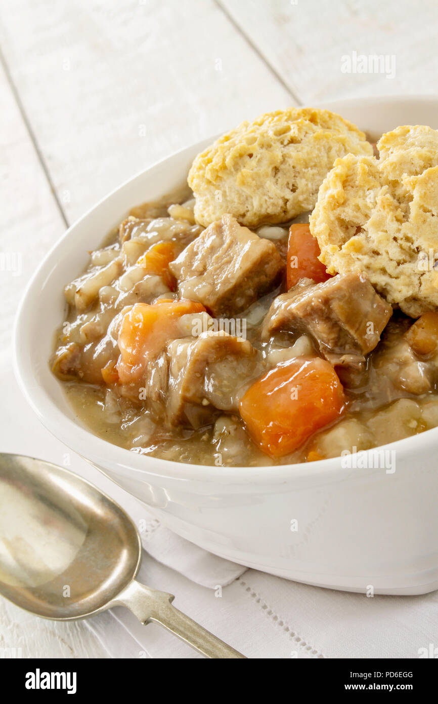 traditional Irish stew plated meal Stock Photo - Alamy