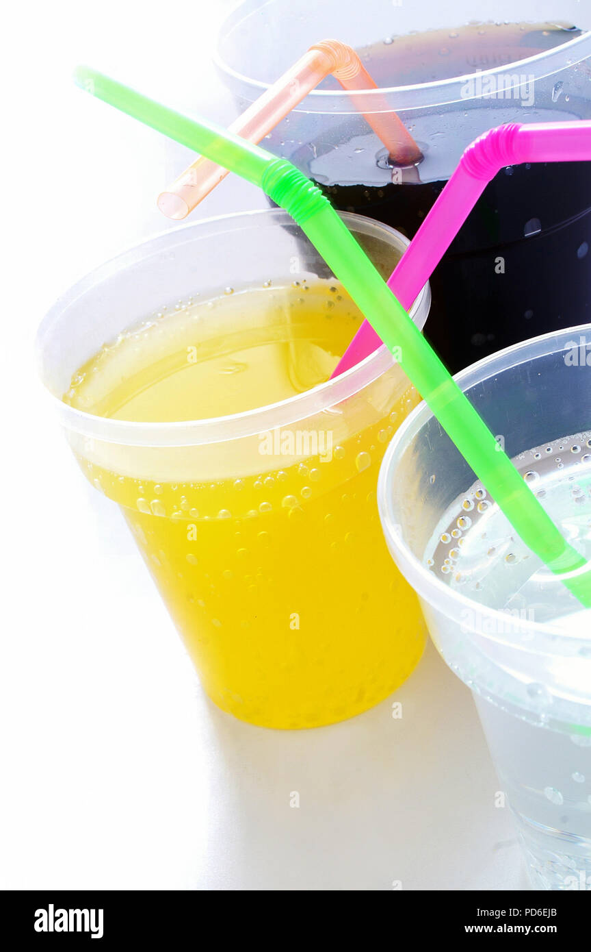soft fizzy carbonated drinks Stock Photo - Alamy