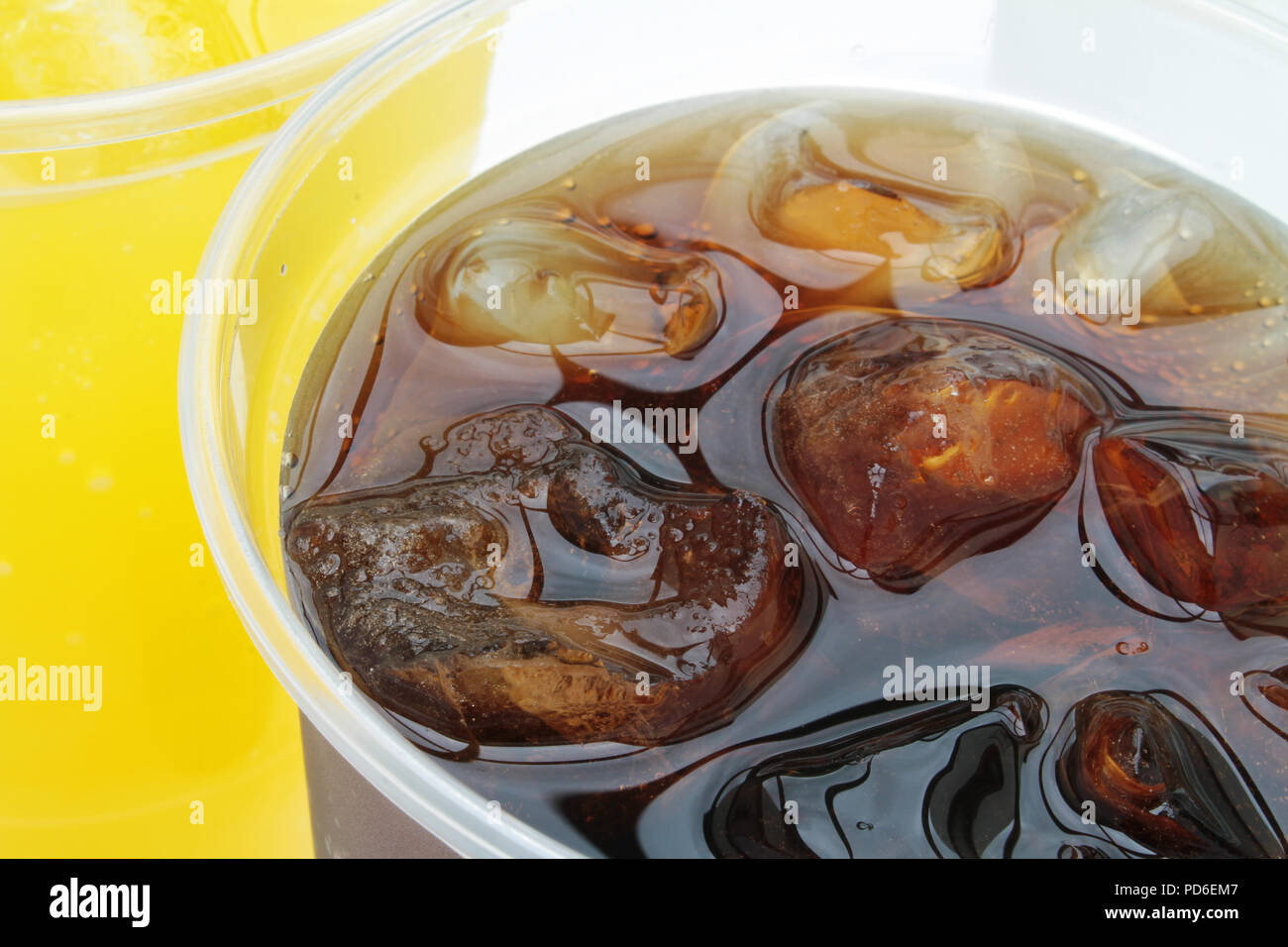 soft fizzy carbonated drinks Stock Photo - Alamy