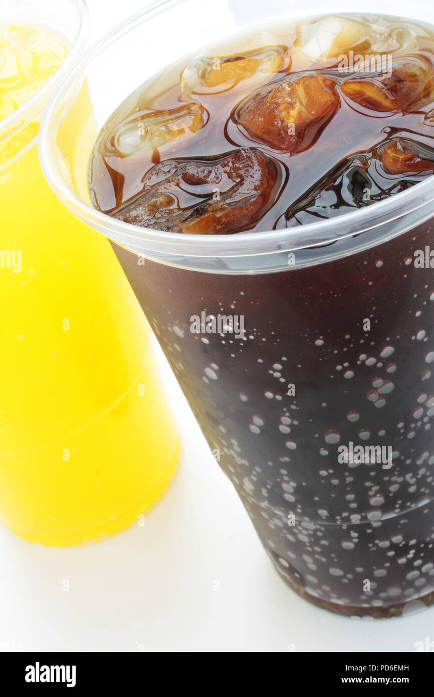 soft fizzy carbonated drinks Stock Photo - Alamy