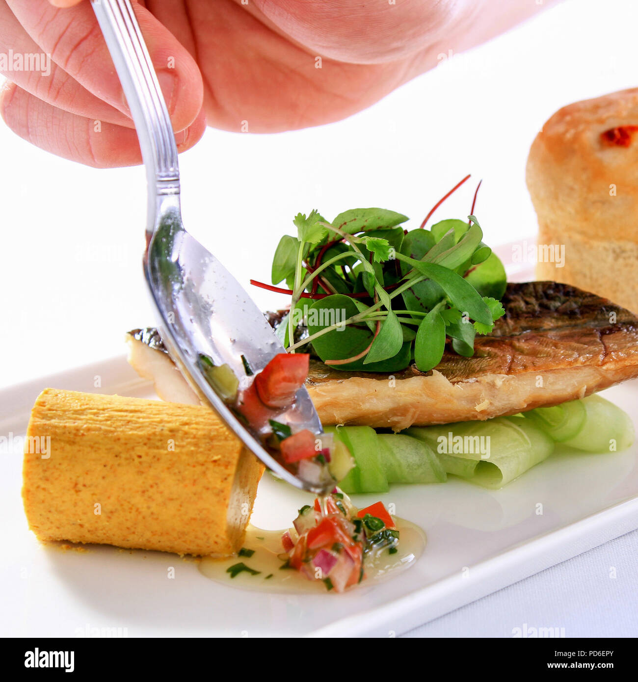 Plated main hi-res stock photography and images - Alamy