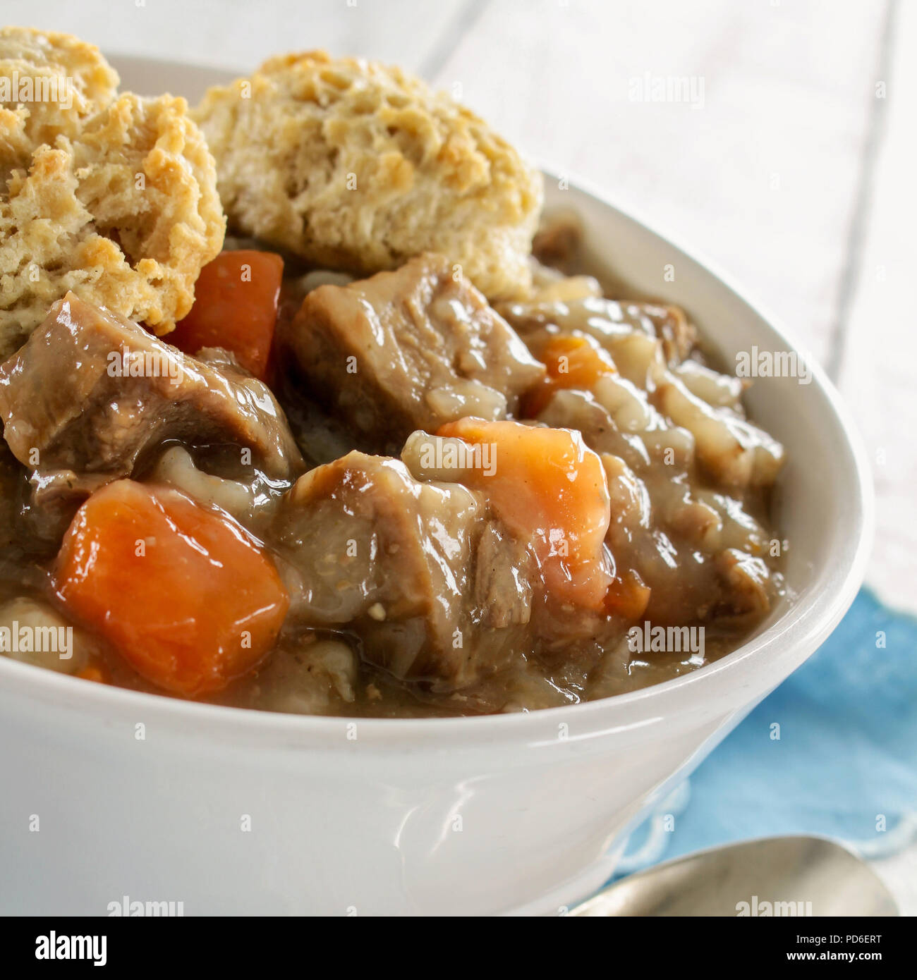 traditional Irish stew plated meal Stock Photo - Alamy