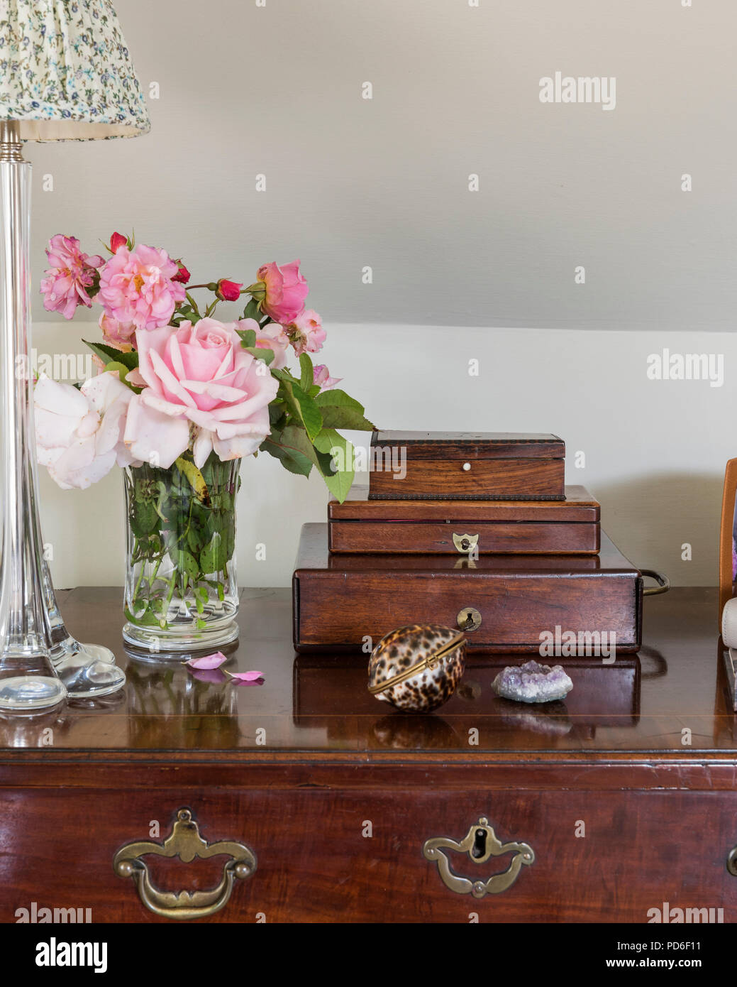 Old fashioned wooden chest drawers hi-res stock photography and images ...