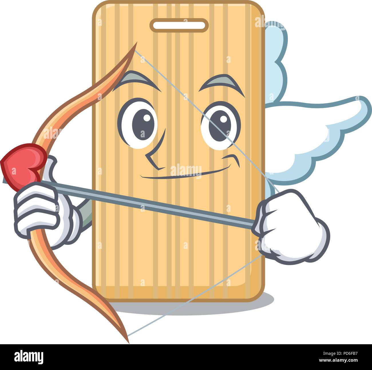 Cupid wooden cutting board character cartoon Stock Vector Image & Art ...