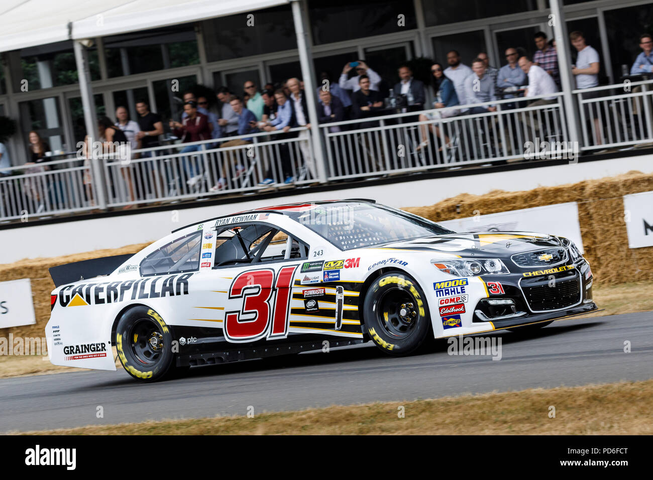 2016 Caterpillar Chevrolet SS NASCAR entrant with driver Andy Petree at ...