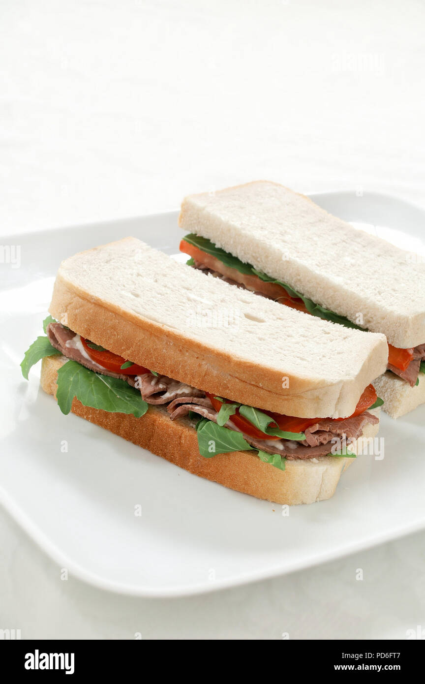 fresh made sandwich Stock Photo - Alamy