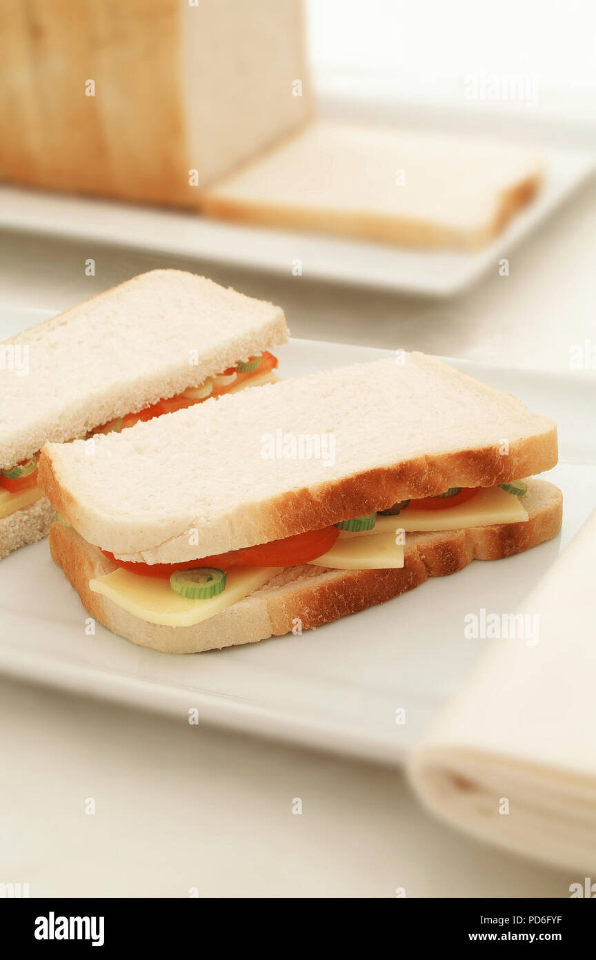 fresh made sandwiches Stock Photo - Alamy