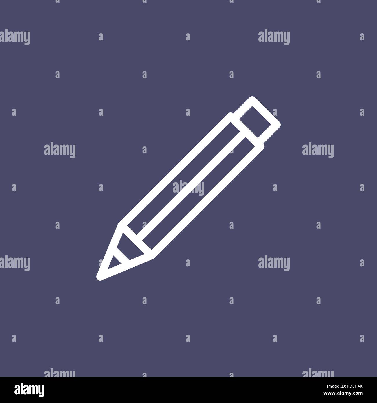 Graphite pencil Stock Vector Images - Alamy