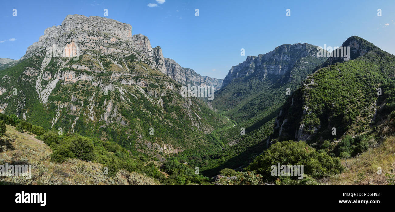 The Vikos Gorge in northern Greece is listed as the deepest gorge in ...