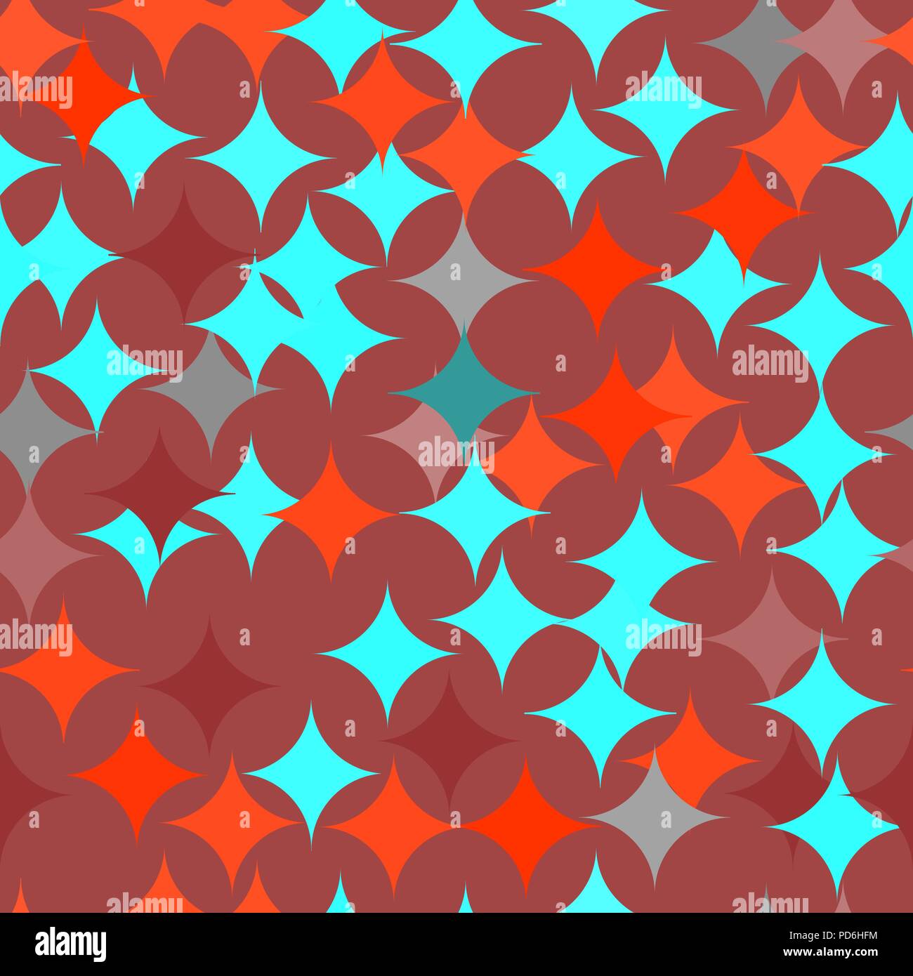 Red blue yellow turquoise abstract art Stock Vector Images - Alamy