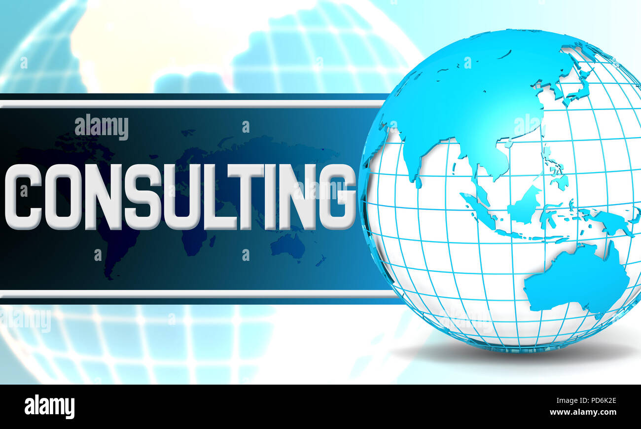 Consulting word sphere hi-res stock photography and images - Alamy
