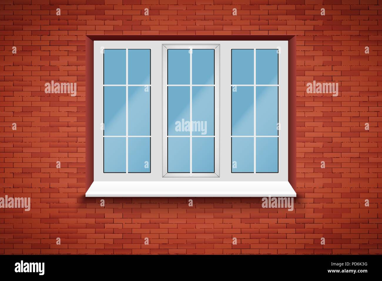 Background window with wall Stock Vector Images - Alamy