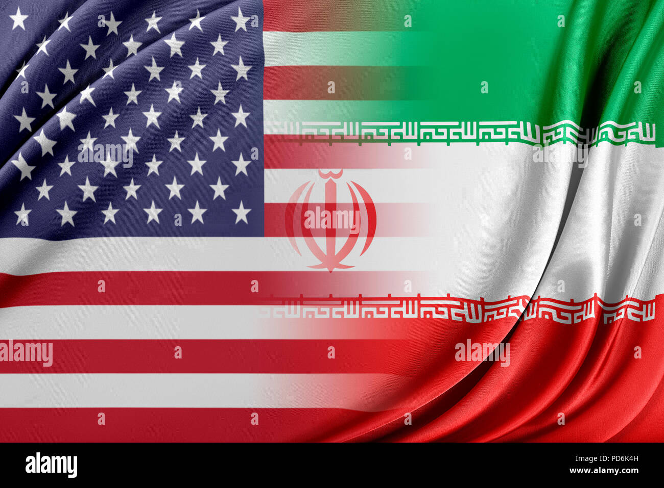 Usa iran flag hi-res stock photography and images - Alamy