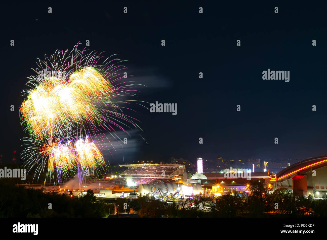 Grandstand show at calgary stampede hi-res stock photography and images ...