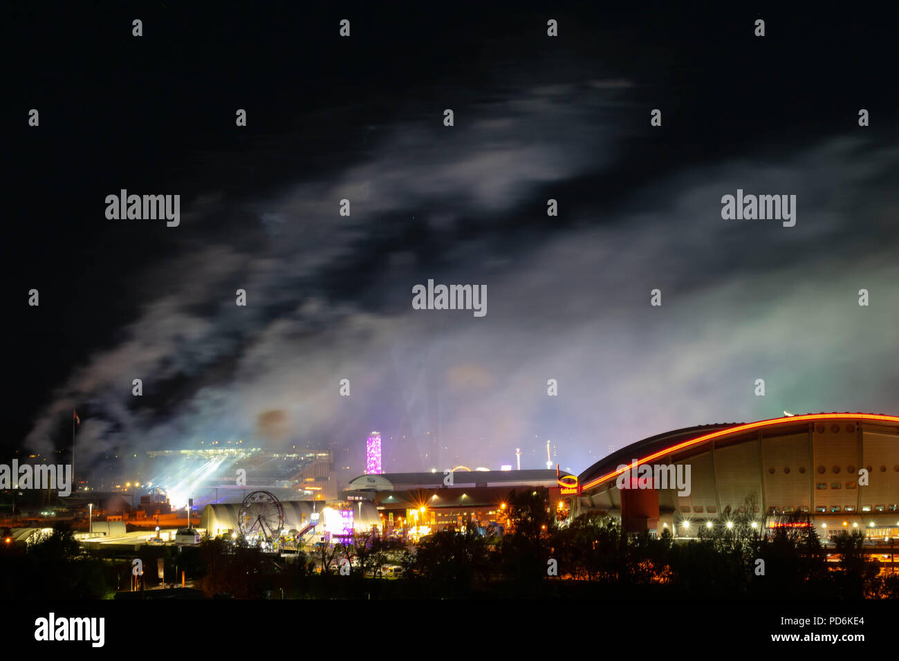 Grandstand show at calgary stampede hi-res stock photography and images ...
