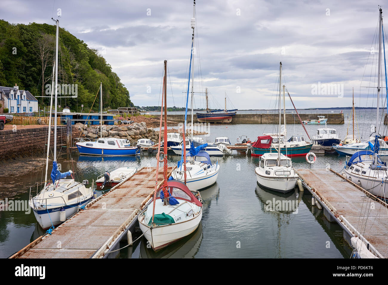 Fortrose Harbour, Scotland Stock Photo - Alamy
