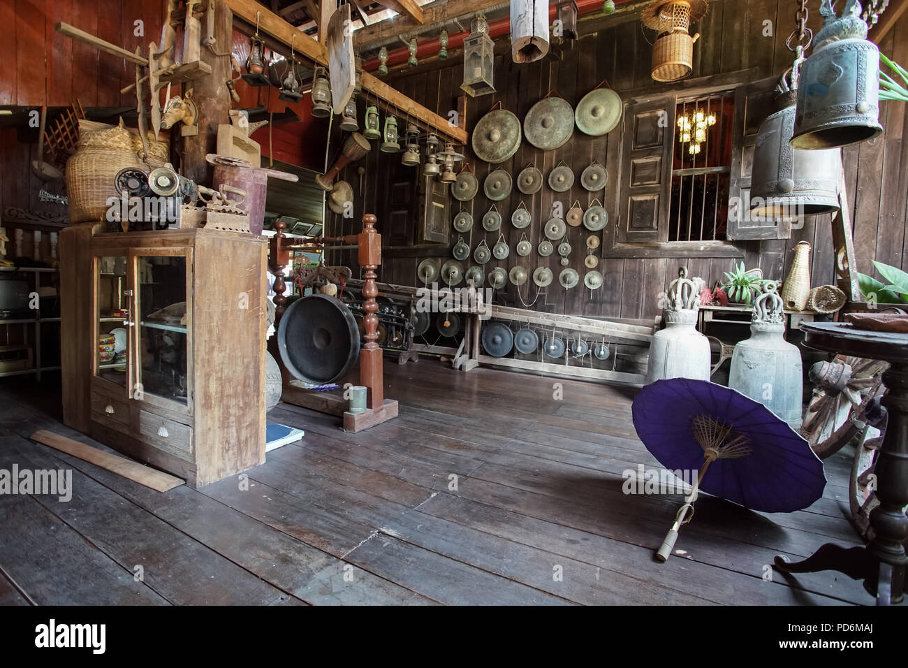 PHAYAO, THAILAND - May 11, 2018: The most beautiful temple in Phayao ...