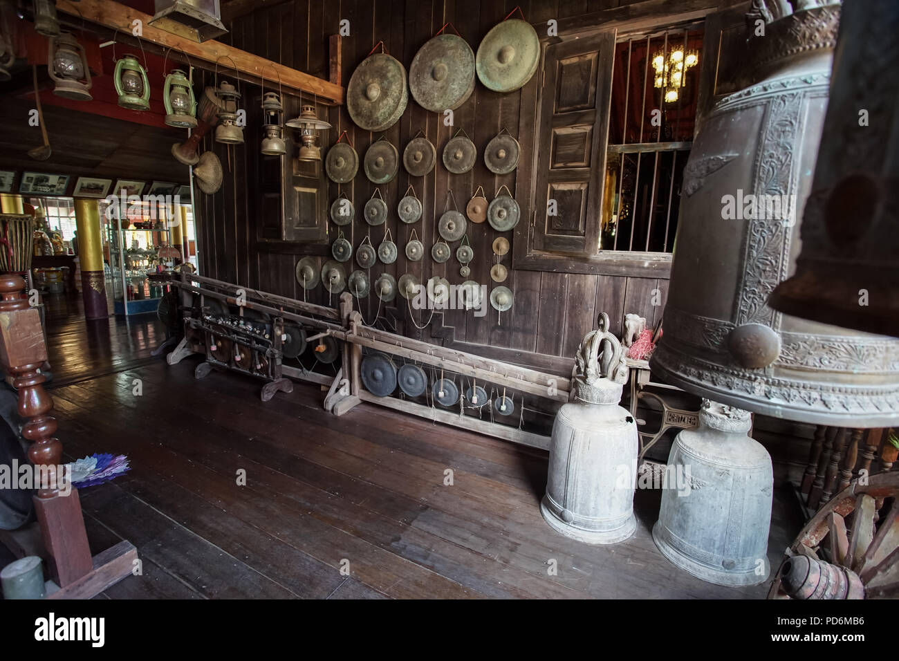 PHAYAO, THAILAND - May 11, 2018: The most beautiful temple in Phayao ...