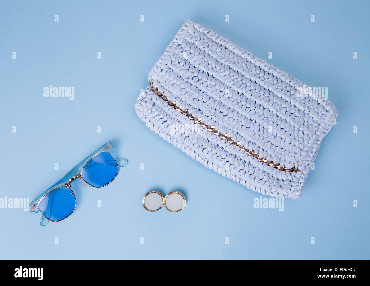 Blue set design Stock Photo - Alamy