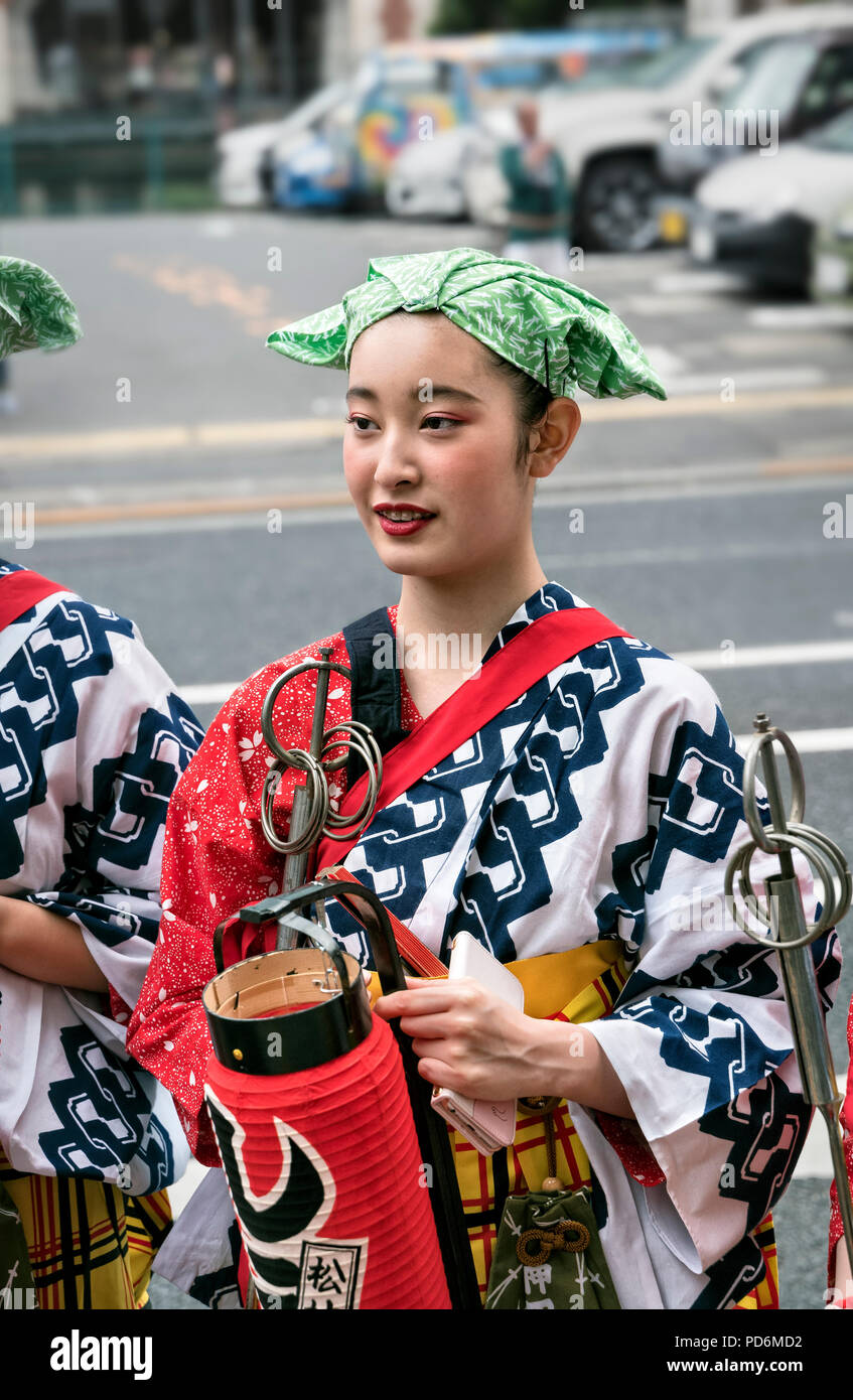 Japan, Honshu island, Kanto, Tokyo, festival, the Kanda matsuri Stock ...