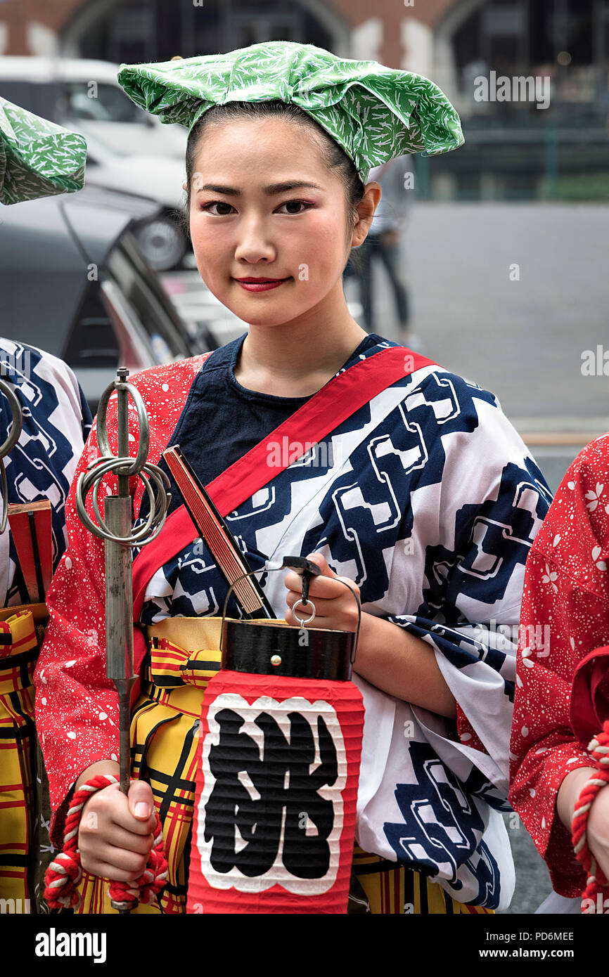 Japan, Honshu island, Kanto, Tokyo, festival, the Kanda matsuri Stock ...