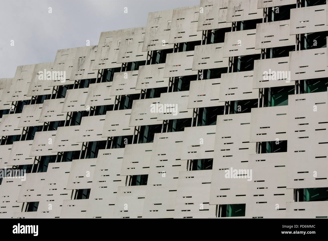 Modern architecture residential apartments repeating pattern Stock ...