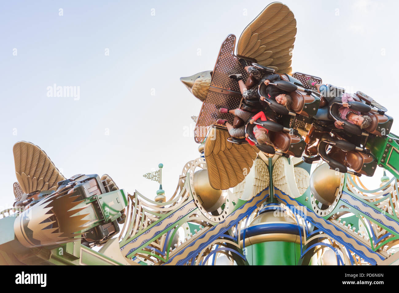 Copenhagen tivoli gardens carousel hi-res stock photography and images ...
