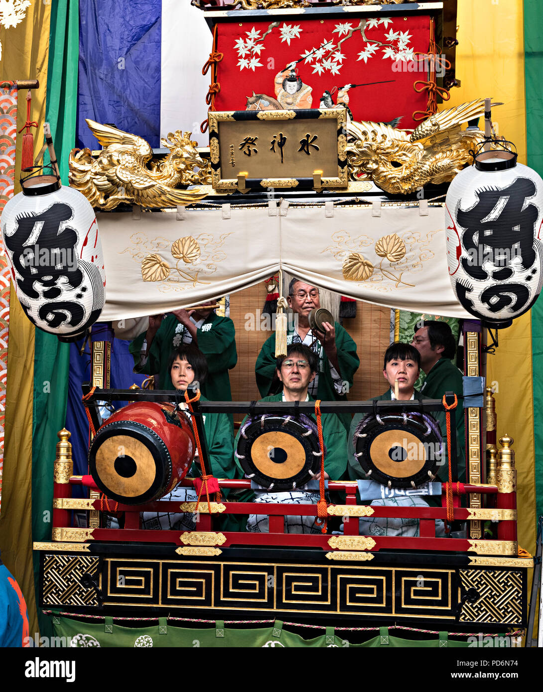 Japan, Honshu island, Kanto, Tokyo, festival, the Kanda matsuri Stock ...