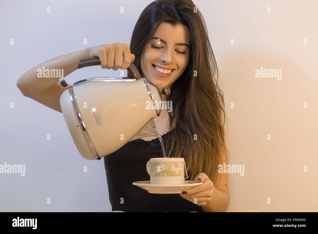 Beautiful warm tea hi-res stock photography and images - Alamy