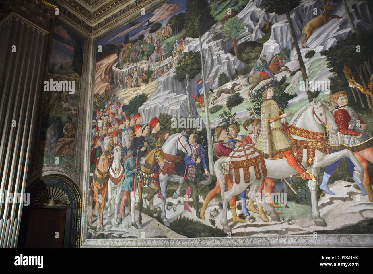 Lorenzo de' Medici also known as Lorenzo the Magnificent on horseback ...