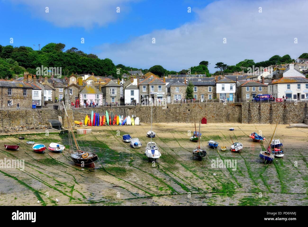 Mousehole, fishing village,Cornwall,England,UK Stock Photo - Alamy
